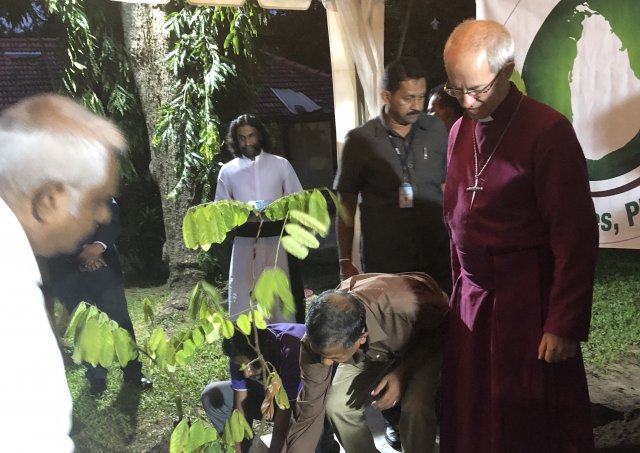 Tree Planting Archbishop of Canterbury
